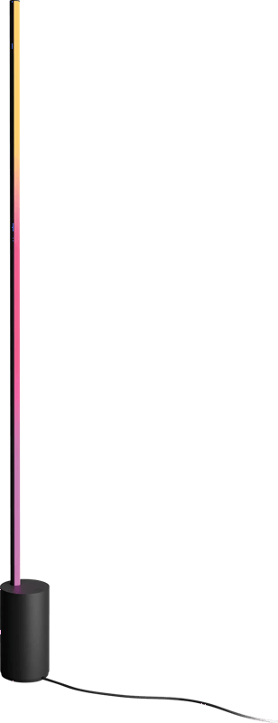 Philips Hue gradient Signe vloerlamp - wit en gekleurd licht - zwart ...