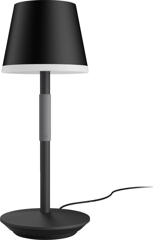 Philips Hue Go draagbare tafellamp - wit en gekleurd licht - zwart ...